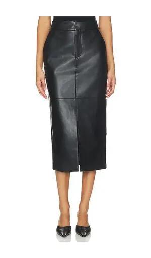 FAVORITE DAUGHTER The Faux Leather Meyer Skirt