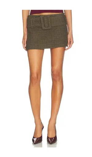 FRANÃ§OISE Clover Skirt - Brown