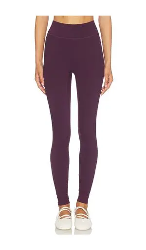 437 The Essentials Legging In Mauve - Plum