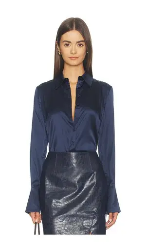 NICHOLAS Paloma Top In Navy