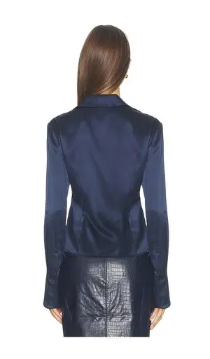 NICHOLAS Paloma Top In Navy