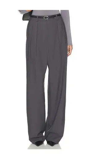 SEROYA Caro Pant In Grey - Carbon