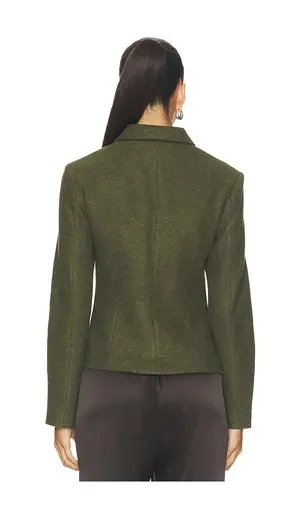 ALL THE WAYS Simone Zip Front Jacket In Olive