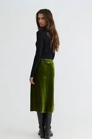 LISA SAYS GAH Luanne Midi Skirt