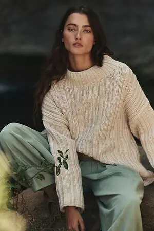 Free People Sandbar Pullover - Jet Stream
