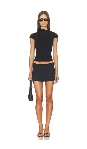 LOVERS AND FRIENDS Kaeli Asymmetric-neck Sweater