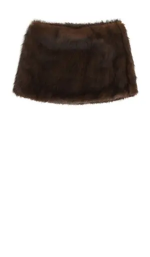 Source Unknown Edmea Faux Fur Scarf