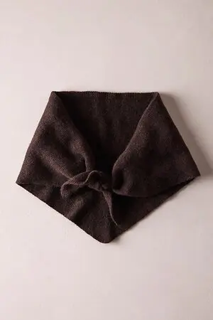 Free People Cashmere Triangle Scarf - Coffee