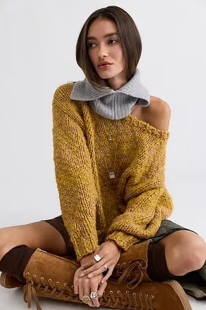 Free People Cashmere Snood - Ash