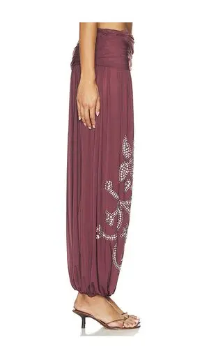 SIEDRES Tate Draped Jersey Pant