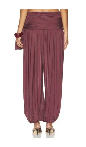 SIEDRES Tate Draped Jersey Pant