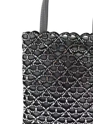 ANYA HINDMARCH Crystal-embellished Scalloped-edge Mini Bag
