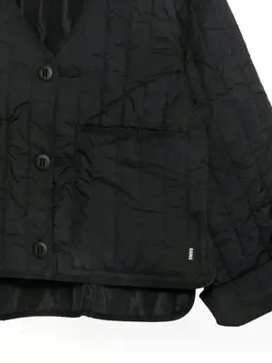 Rains Quilted V-neck Jacket