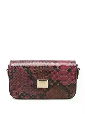 MARC ELLIS Ezra Snake-effect Mini Bag - Red