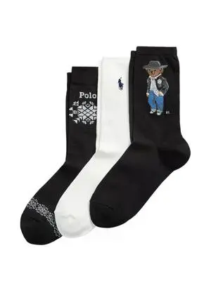 Polo Ralph Lauren Polo Bear Socks - Black