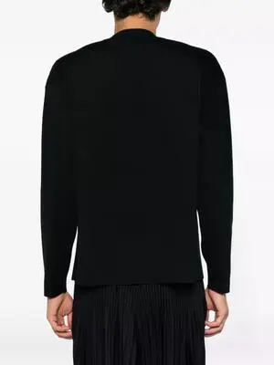 Issey Miyake High-neck Dropped-shoulder Sweater
