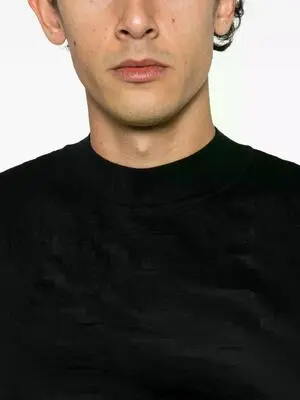 Issey Miyake High-neck Dropped-shoulder Sweater