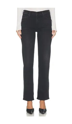 MOTHER The Newbie Skimp Jeans In Black - Bootleg