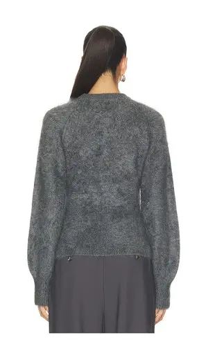 Guest In Residence Grizzly Sculpted Cardigan In Grey