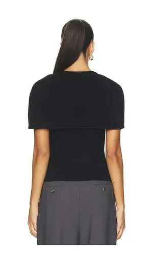 Simkhai Yuki Short Sleeve Cape Top