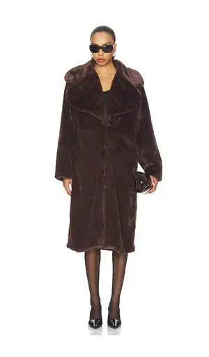 Superdown Willow Faux Fur Long Coat