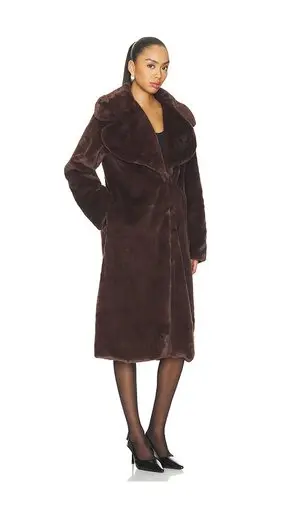 Superdown Willow Faux Fur Long Coat
