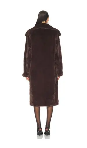 Superdown Willow Faux Fur Long Coat