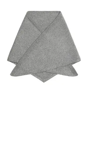 FAVORITE DAUGHTER The Triangle Scarf In Grey - Grey Heather