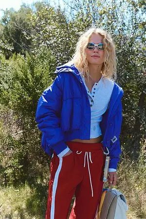 Free People Max Out Puffer Jacket - Jam
