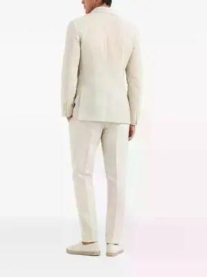 Brunello Cucinelli Linen Single-breasted Suit