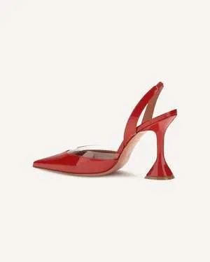 Amina Muaddi Lara Slingback Pumps