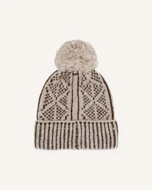 Moncler Alpaca, Wool And Nylon Blend Beanie With Pom-pom