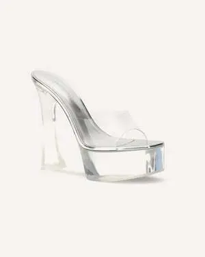 Amina Muaddi Dalida Plateau Sandals