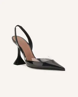 Amina Muaddi Lara Slingback Sandals