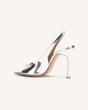 Amina Muaddi Mini Camelia Slingback Sandals