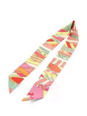 Hermès 2020 Astrologie Nouvelle Twilly Scarf - Neutrals