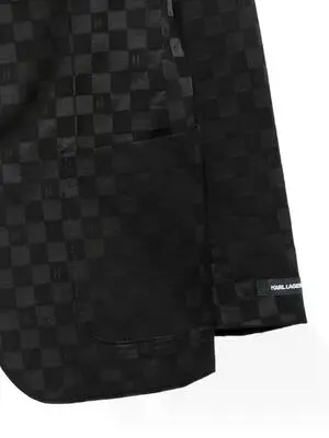Karl Lagerfeld Smart Check-pattern Blazer