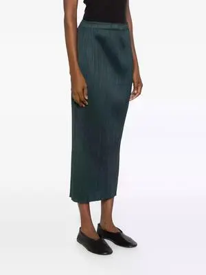 Issey Miyake Pleated Midi Skirt