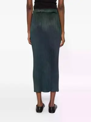 Issey Miyake Pleated Midi Skirt