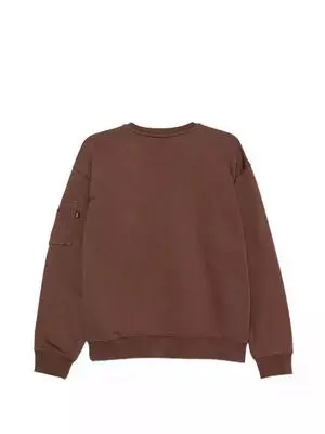 Alpha Industries Logo-print Zip-pocket Sweater