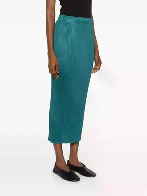 Issey Miyake Pleated Midi Skirt