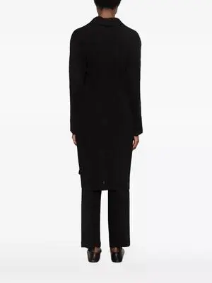 Issey Miyake Pleated Single-breasted Coat