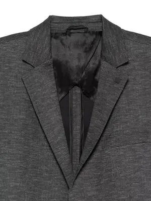 Karl Lagerfeld Smart Herringbone-pattern Blazer