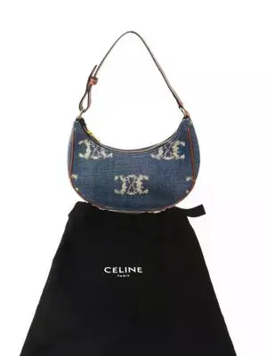 Celine Triomphe Ava Shoulder Bag - Blue