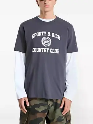 Sporty & Rich Varsity Crest T-shirt