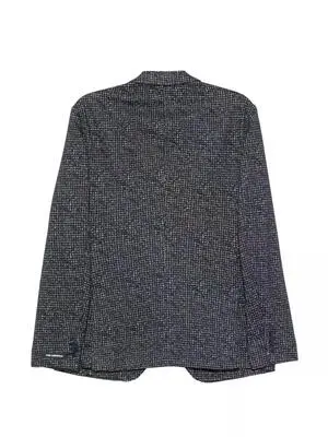 Karl Lagerfeld Smart Tweed-effect Single-breasted Blazer