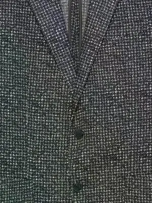Karl Lagerfeld Smart Tweed-effect Single-breasted Blazer