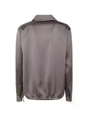 DRHOPE Wrap-style Long-sleeve Blouse