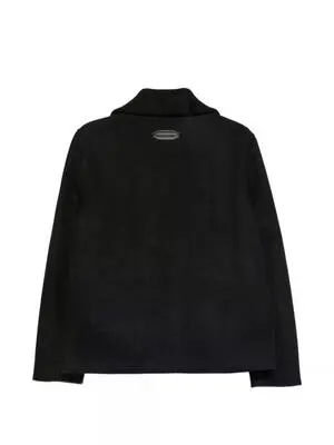 DANIELE ALESSANDRINI Ribbed-collar Zip-up Jacket