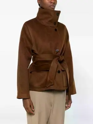 Samsøe Samsøe Sagia Belted High-neck Jacket